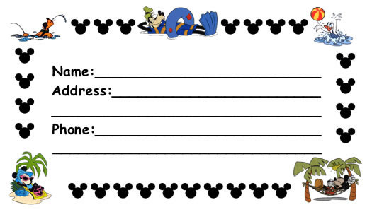 12 Useful Luggage Tag Templates For You KittyBabyLove