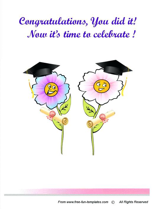 Free Graduation Card Templates Printable Templates