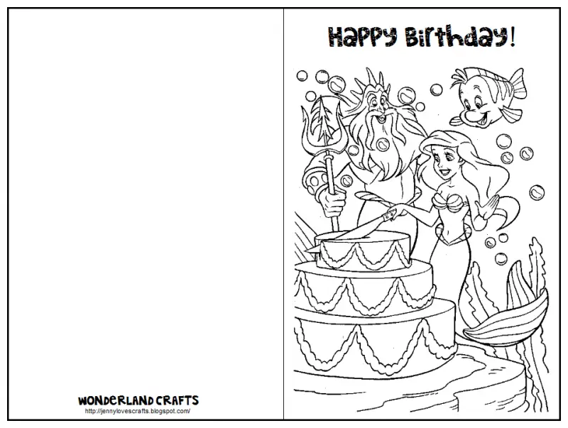 50 Gorgeous Coloring Birthday Cards Kitty Baby Love