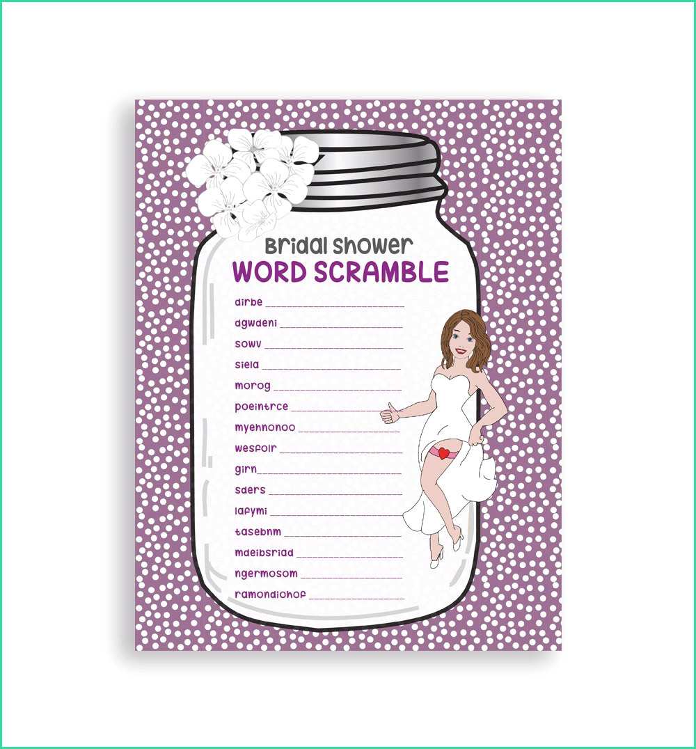 22 Lovely Bridal Shower Word Scrambles Kitty Baby Love