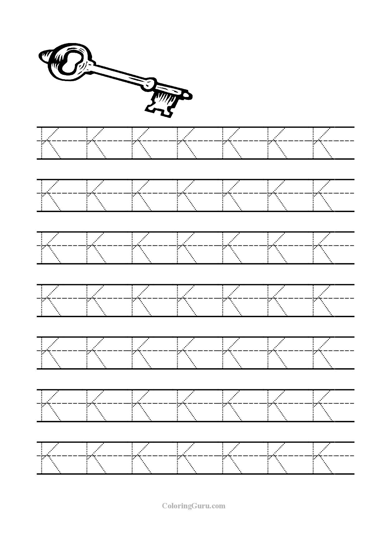 15 Learning The Letter K Worksheets Kitty Baby Love