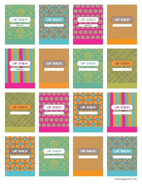 9 Cute Lip Balm Label Templates - Kitty Baby Love