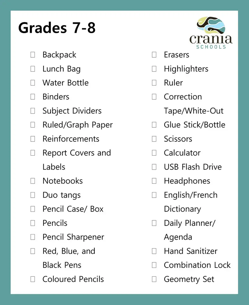 20 Back to School Checklists to Keep You Stress-Free - Kitty Baby Love